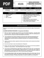 Three Bucket System and Hygiene Notes | PDF | Hygiene