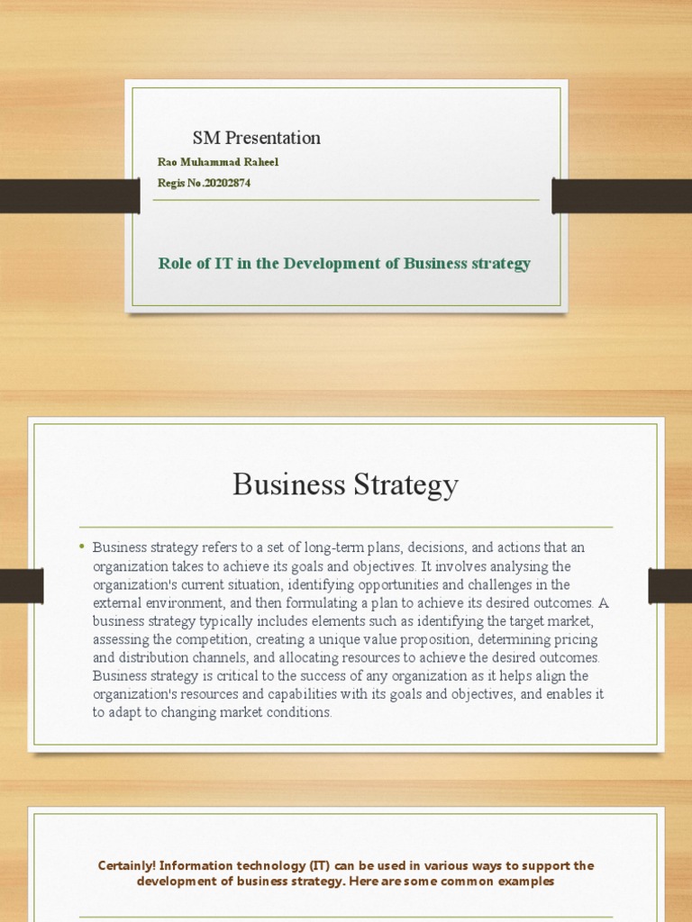SM Presentation | PDF | Strategic Management | Customer Relationship ...