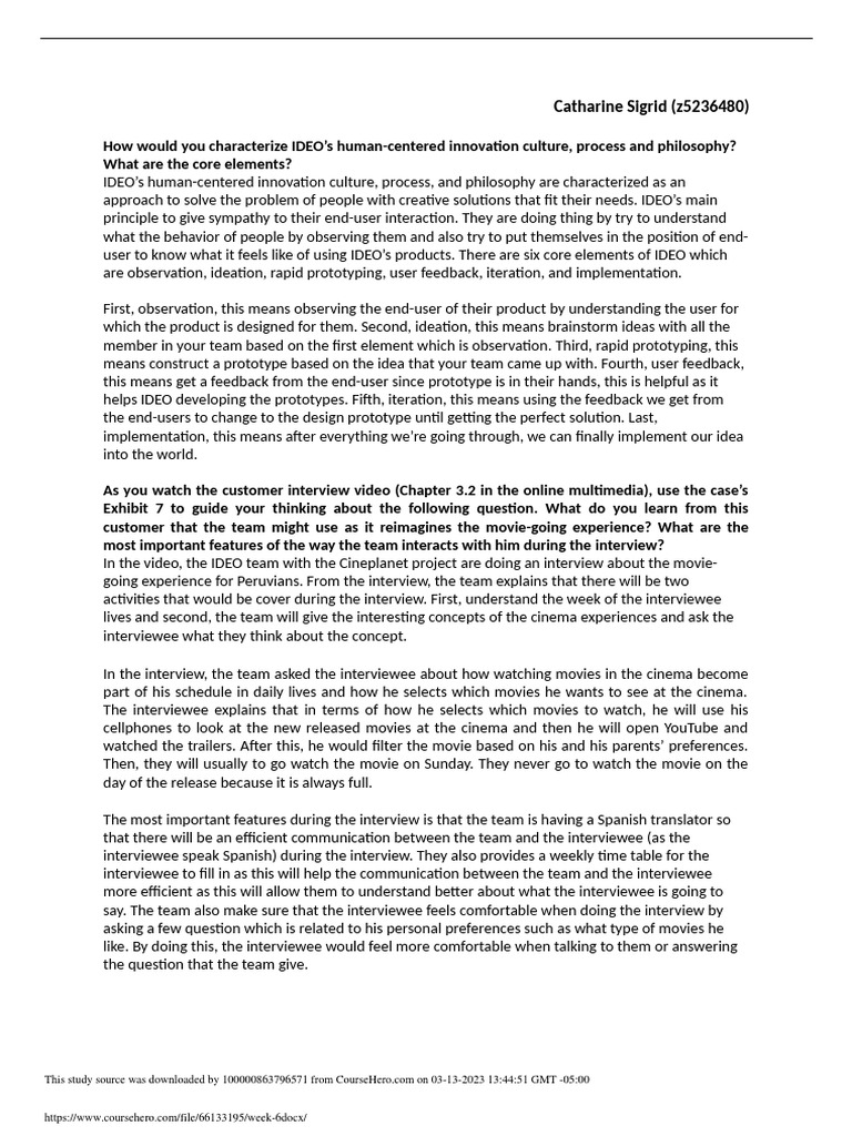 Week 6 | PDF | Interview | Software Prototyping