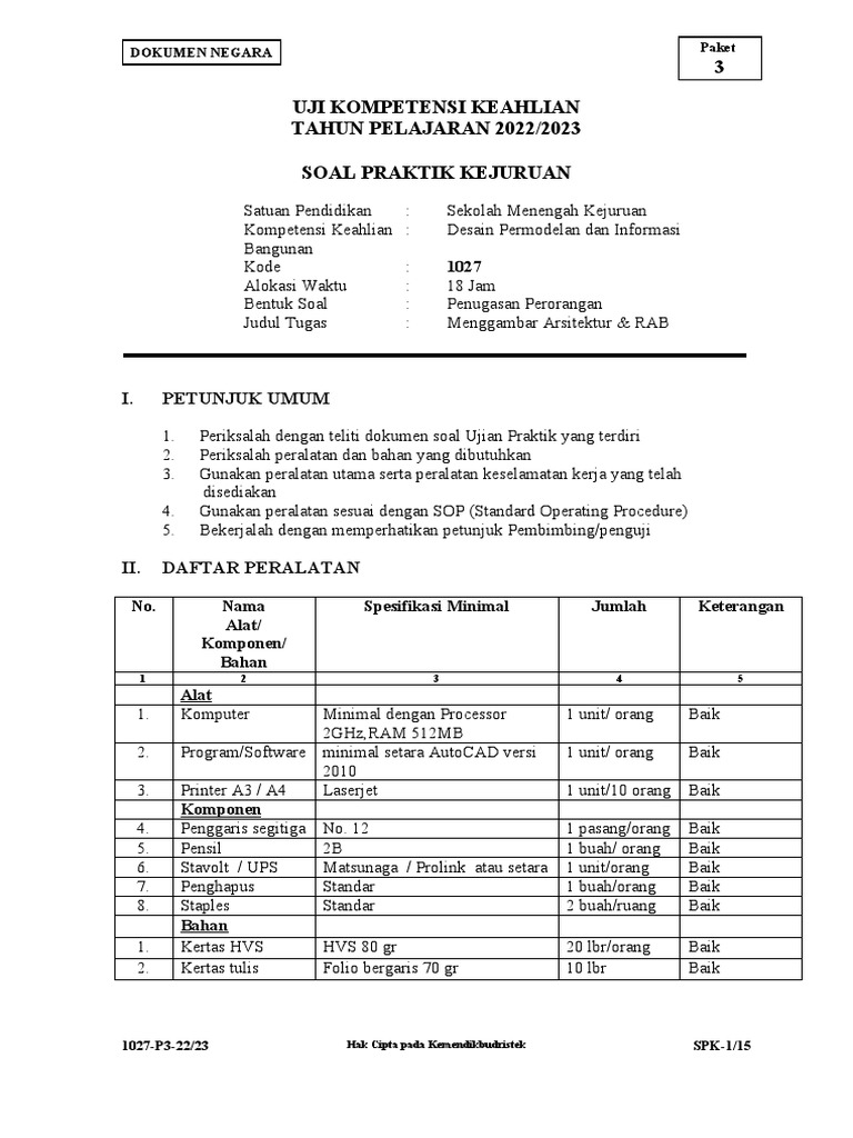 1027-P3-SPK-Desain Permodelan Dan Informasi Bangunan | PDF