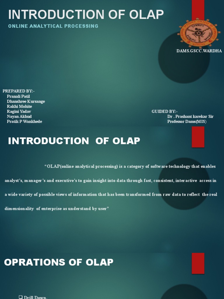 Introduction of Olap | PDF
