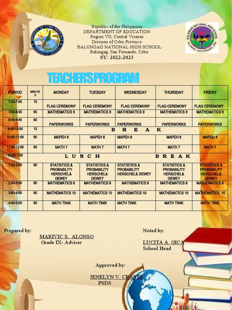 Teachers Program | PDF