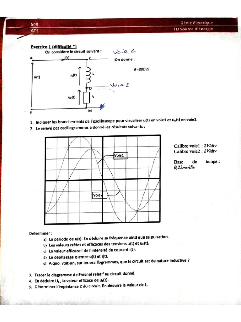 TD Circuits Électriques | PDF