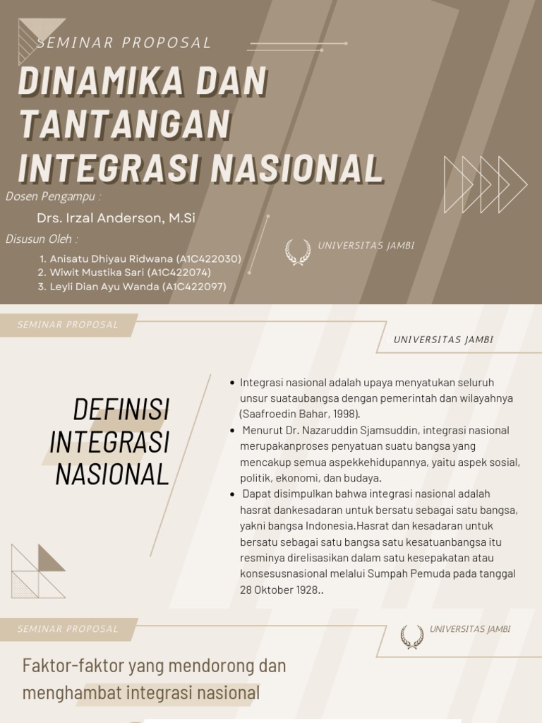 Integrasi Nasional | PDF