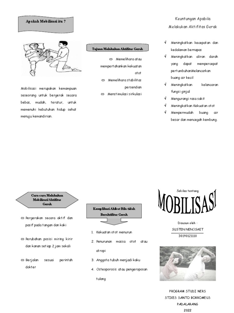Leaflet Mobilisasi | PDF