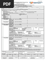 DSWD 4Ps Beneficiary Data Update Request Form Page 1 | PDF