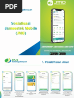 Panduan Penggunaan Aplikasi JMO | PDF