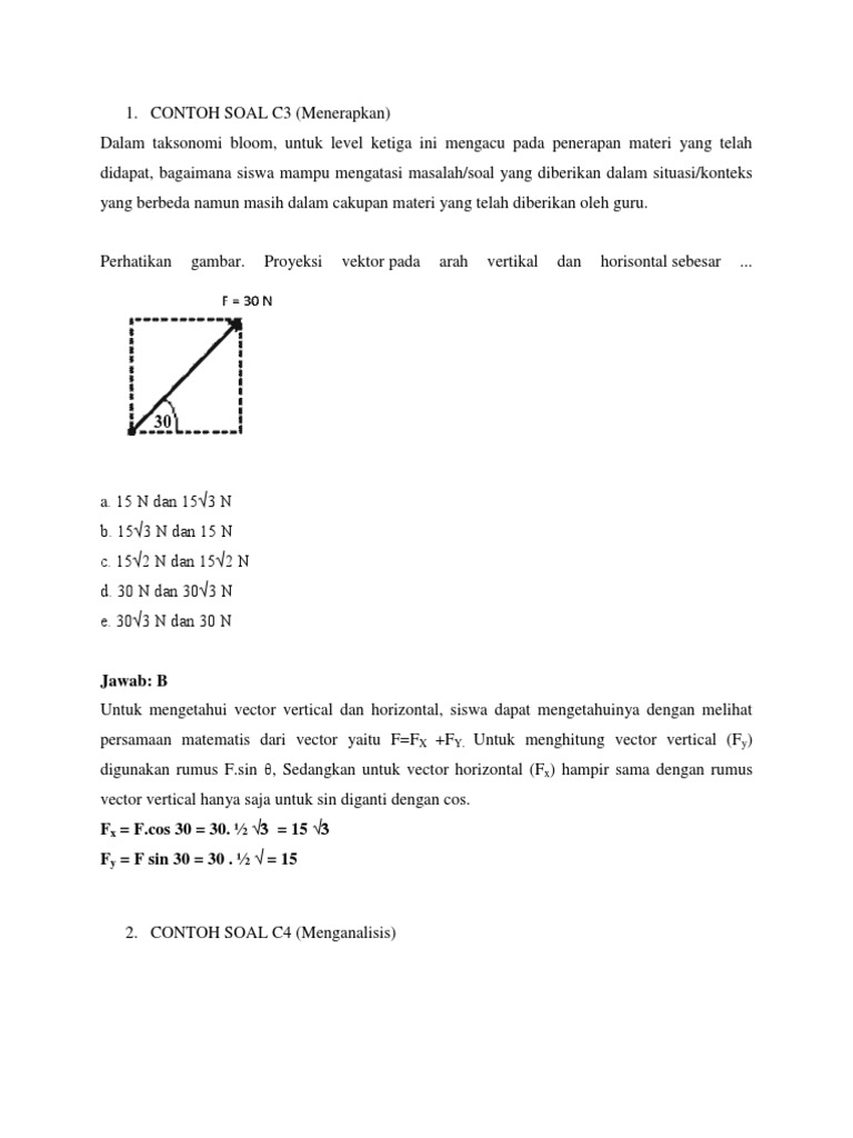 SOAL C3-C6 Vektor | PDF