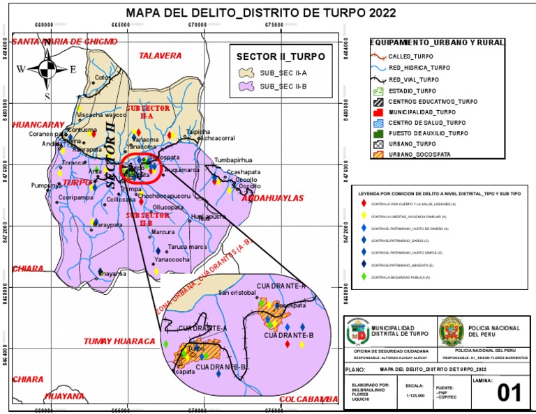 Mapa Del Delito - Turpo | PDF | Seguridad nacional | Servicios de ...