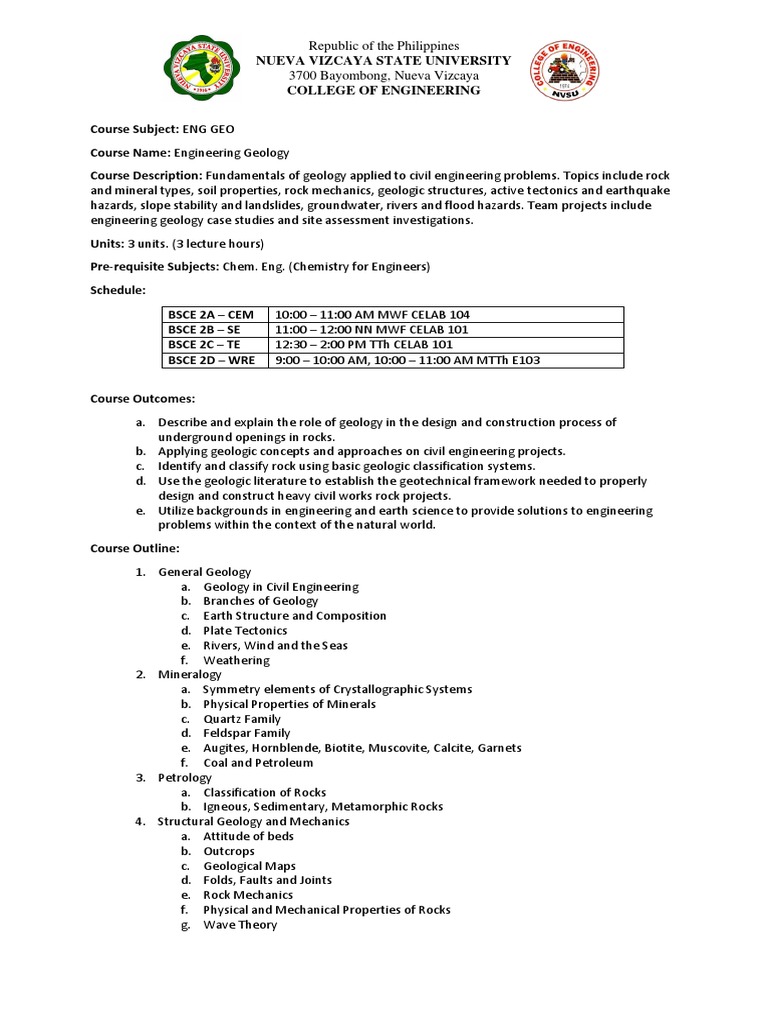 Course Intro | PDF | Geology | Rock (Geology)