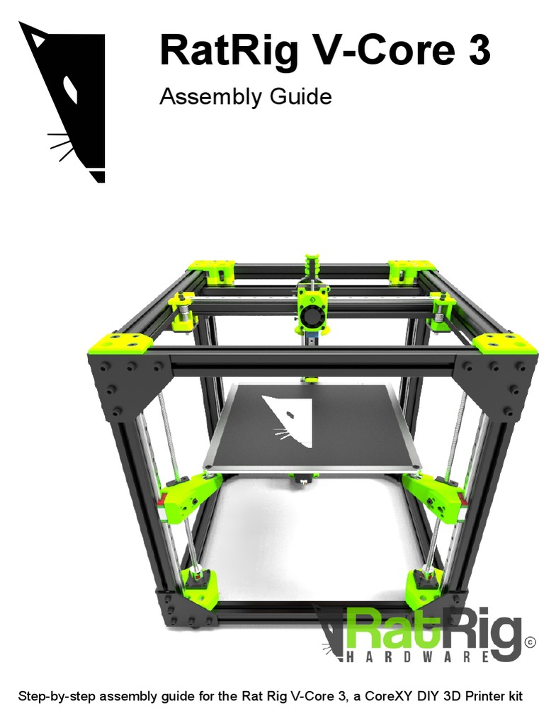 V-Core Assembly Guide - Complete PDF | PDF | Screw | Belt (Mechanical)