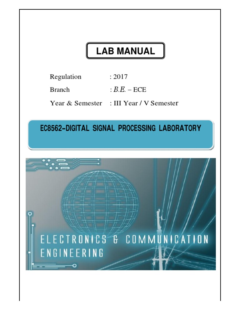 Ec8562-Digital Signal Processing Laboratory-1953309632-Ec8562-Digital-Signal-Processing-Lab ...