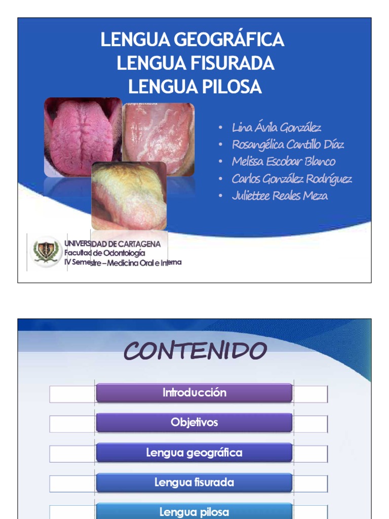 Tipos y Tratamientos de Lengua Geográfica | PDF | Enfermedades y ...