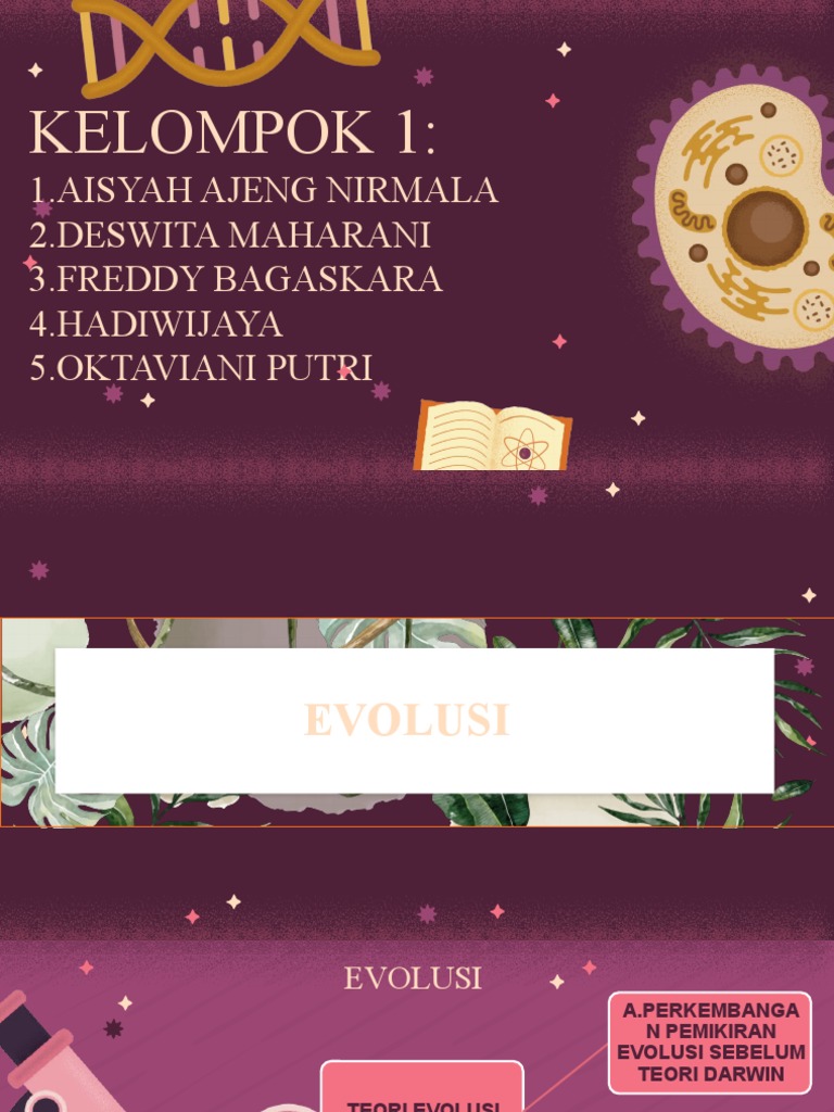 Matteri Evolusi Kelompok 1 Mipa 2 | PDF