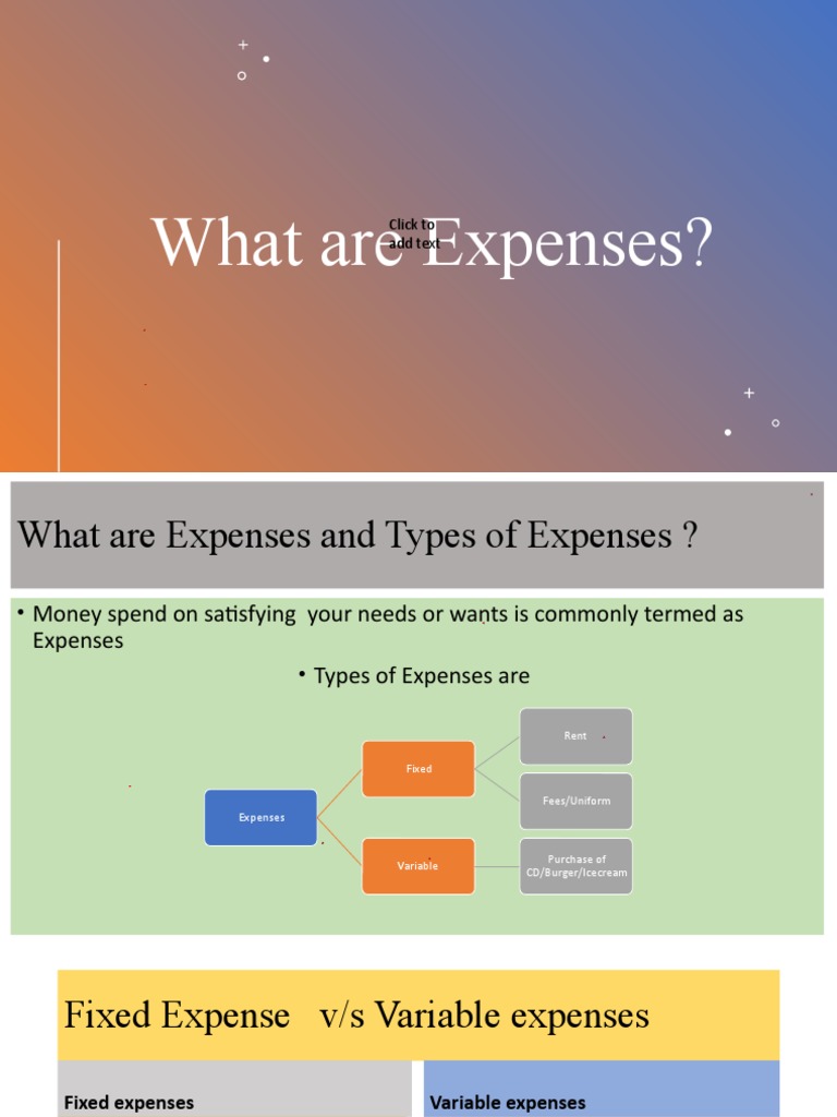 Understanding Expenses and Banking Basics | PDF