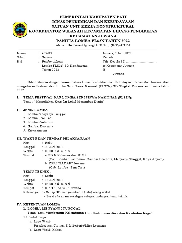 Juknis FLS2N 2022 | PDF