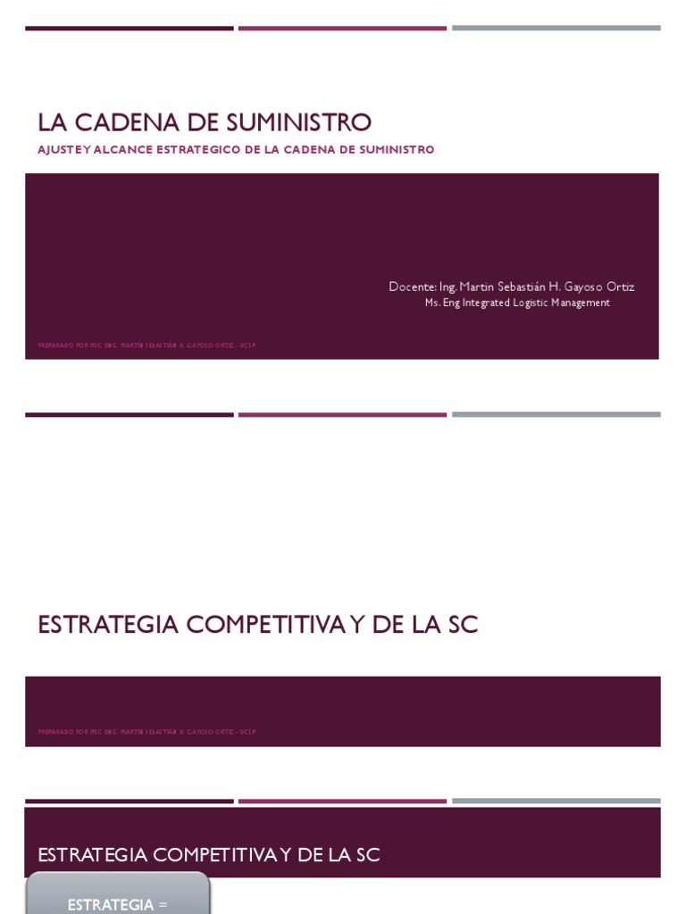 4 - SCM-LOG-2 - Uni 1 - Parte 2 - Estrategia - Ajuste - y - Expansion ...