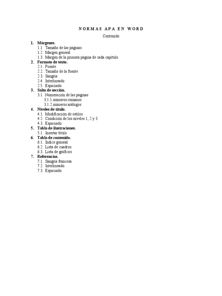 Normas APA para Formato y Estructura | PDF | Cocina, comidas y vino ...