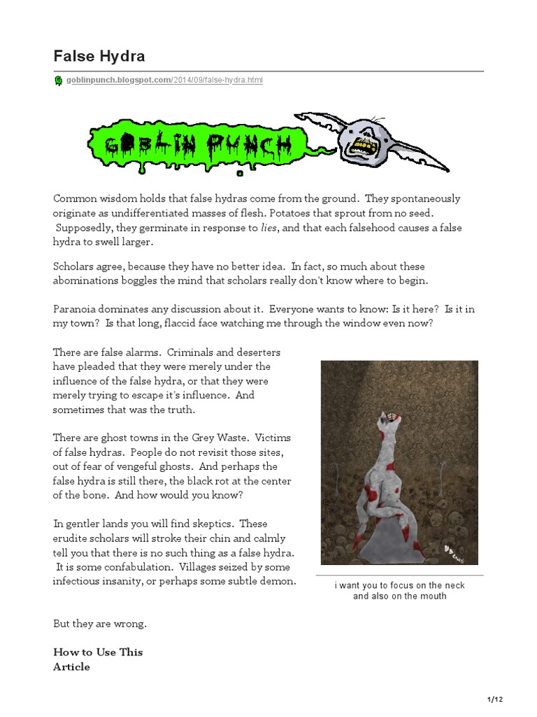 False Hydra PDF | PDF