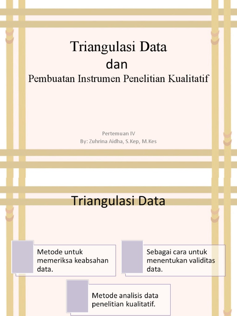 Triangulasi Data | PDF