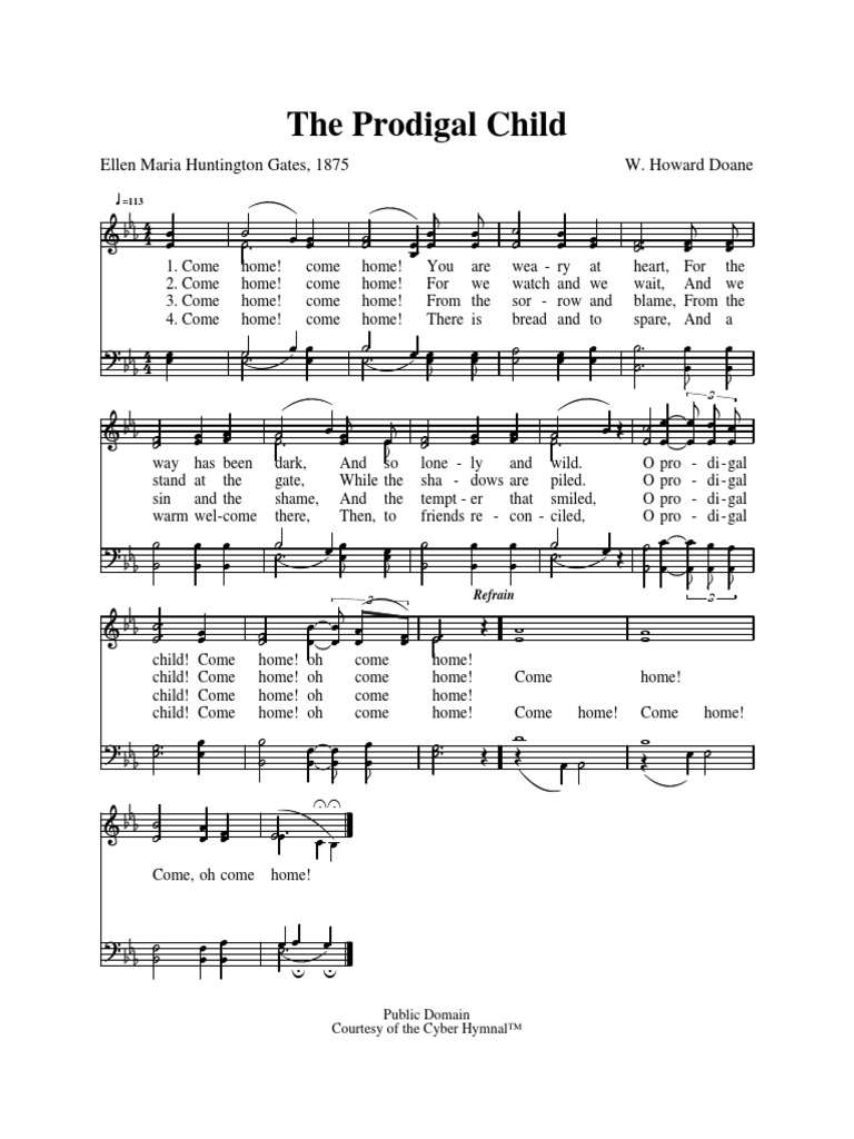 The Prodigal Child | PDF