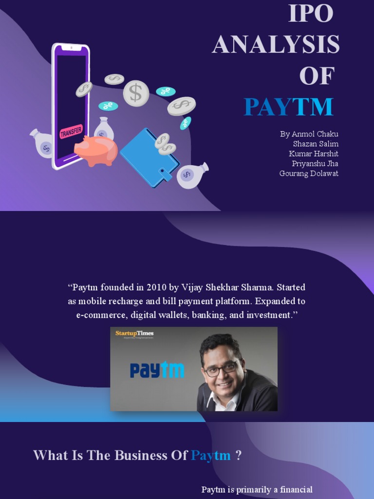 Paytm IPO | PDF | Initial Public Offering | Business