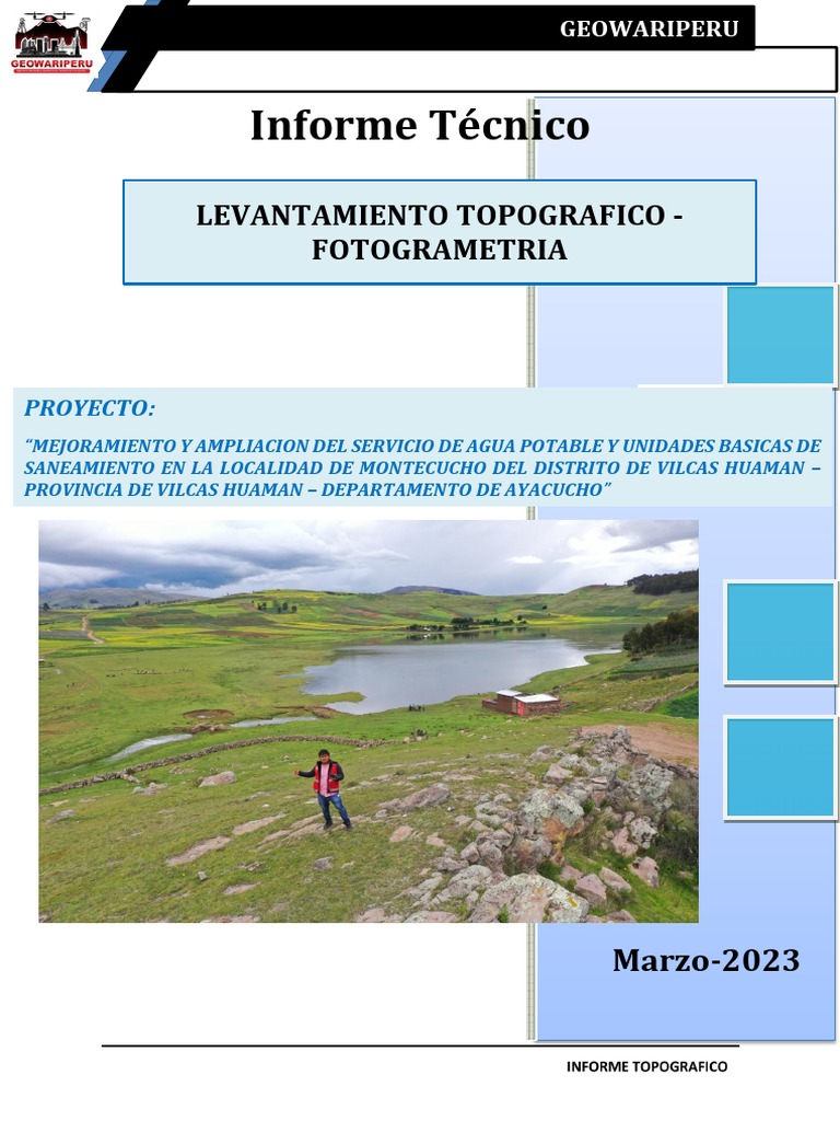 Informe de Levantamiento Topografico | PDF | Topografía | Science