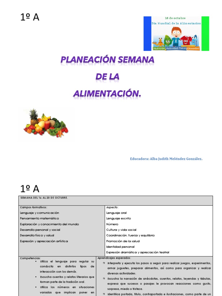 Plan Alimentacion.. | PDF | Ciencia cognitiva | Cognición