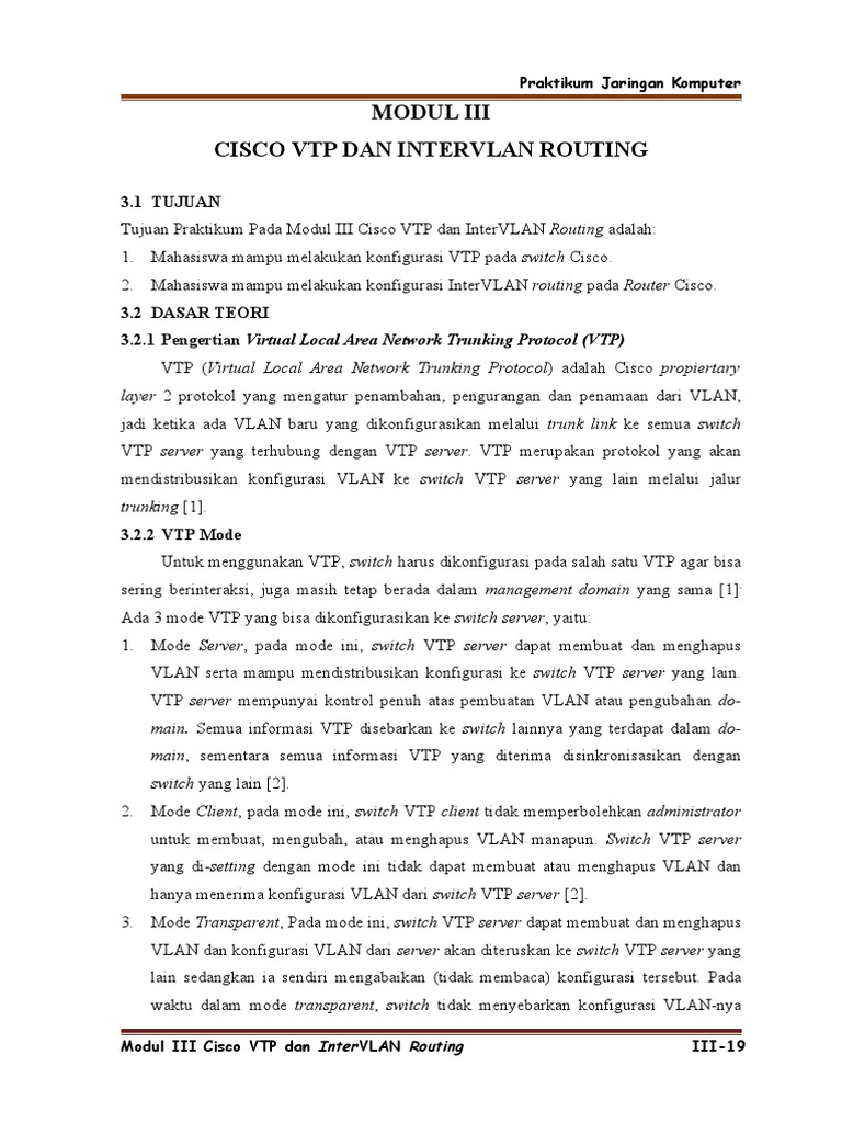 Laporan Modul 3 | PDF
