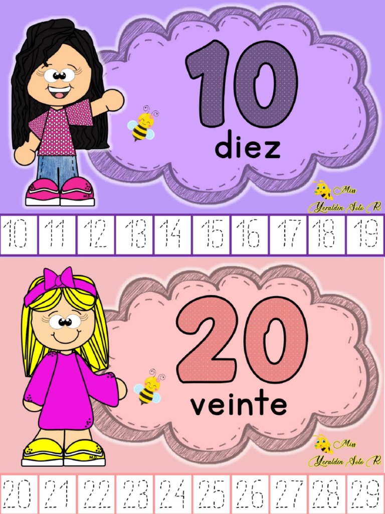 Numeros 10 Al 100 | PDF