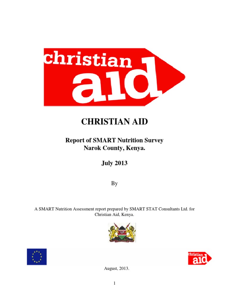 Narok SMART Survey Report - August 2013 | PDF | Survey Methodology | Sampling (Statistics)