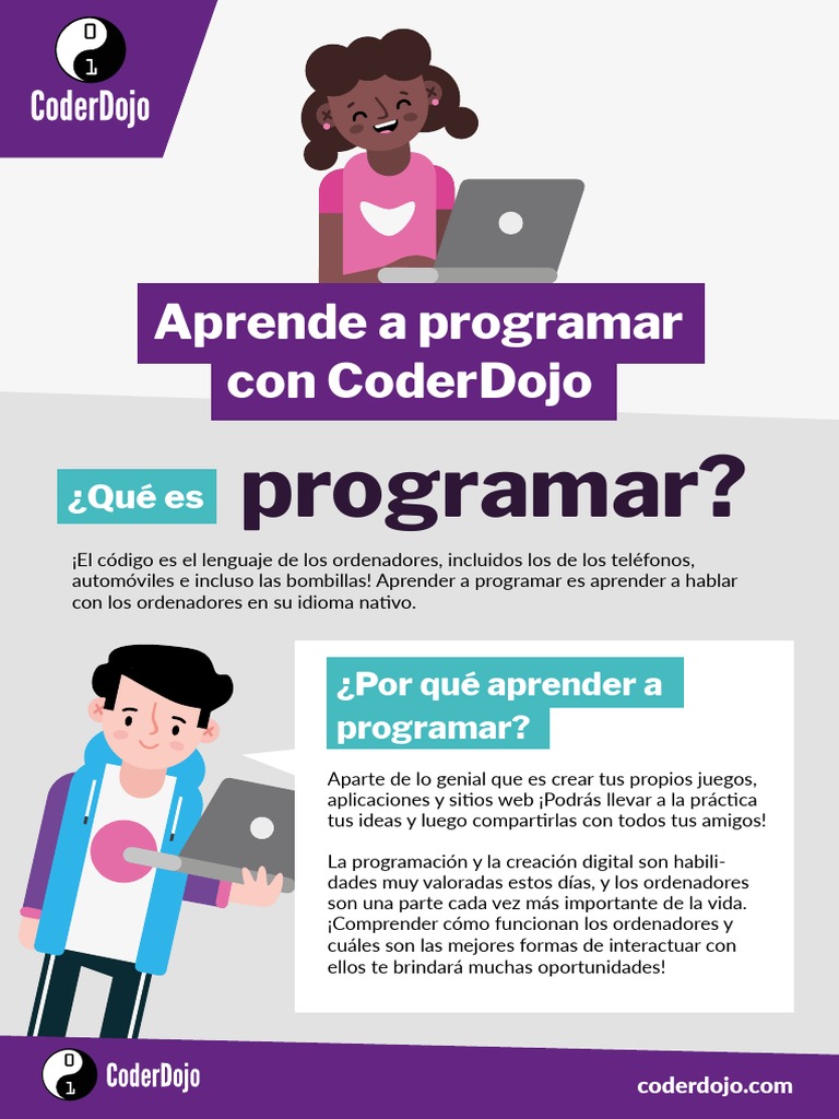Introduction To Coderdojo A5 Flyer v2 Es Digital | PDF