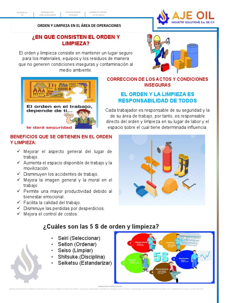 Boletin de Orden y Limpieza | PDF