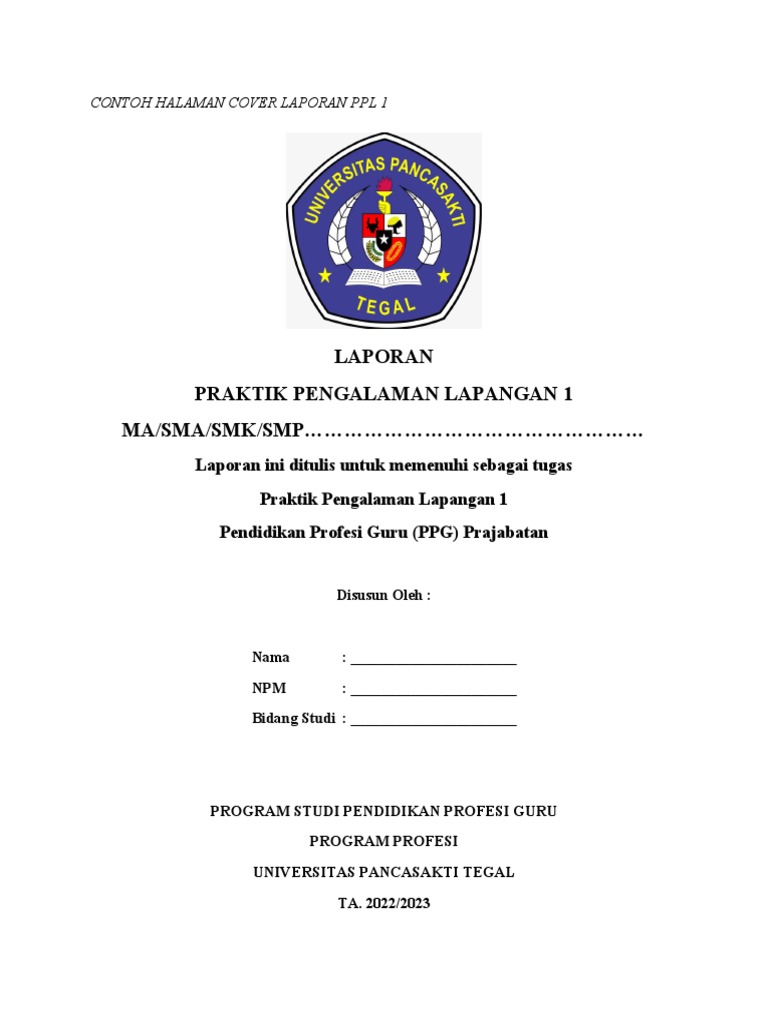 Format Laporan PPL 1 | PDF | Karier & Perkembangan