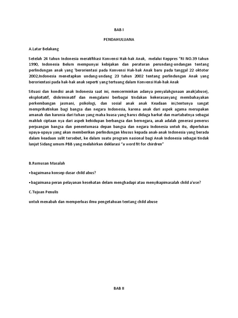 Makalah Kekerasan Pada Anak | PDF Makalah Kekerasan Pada Anak | PDF