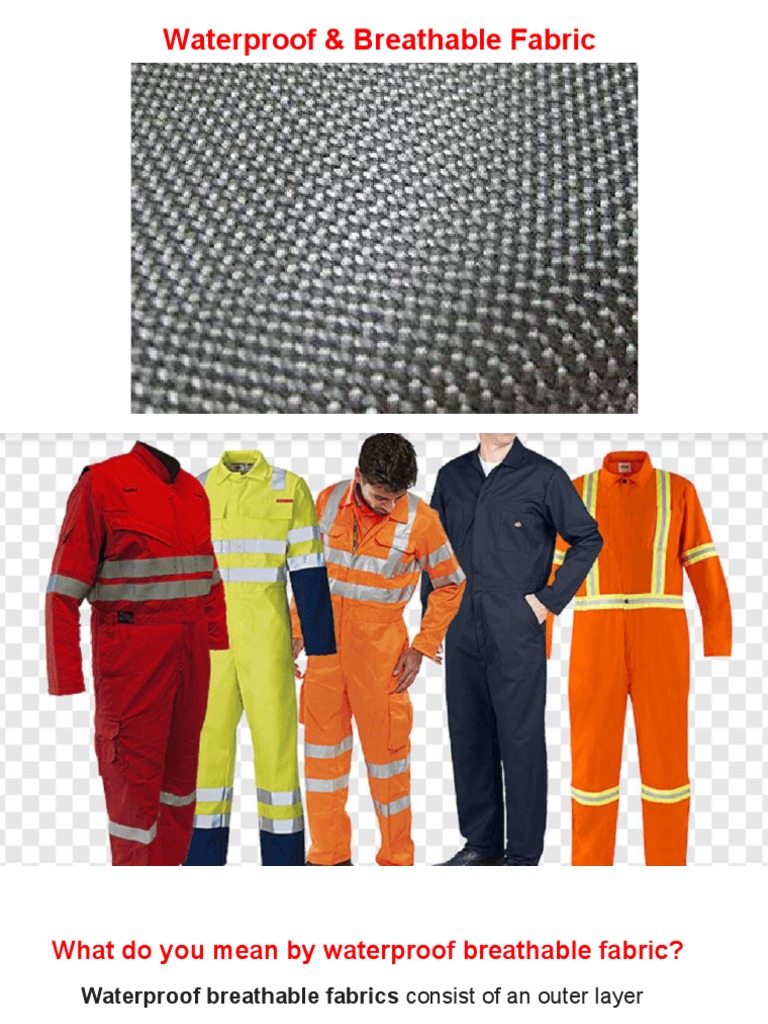 Waterproof Breathable Fabric Overview | PDF | Textiles | Fibers
