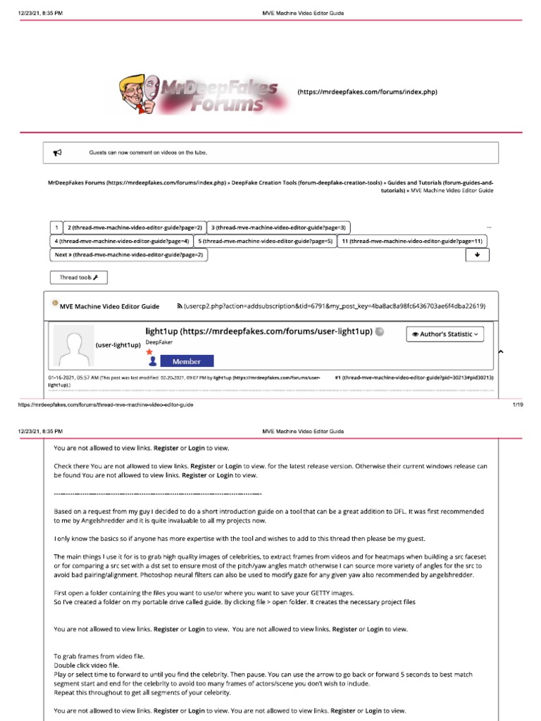 Machine Video Editor Guide | PDF