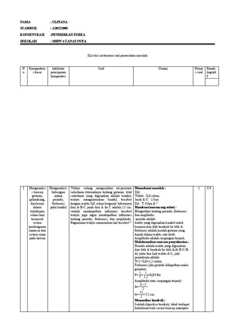 instrumen bismillah.docx | PDF