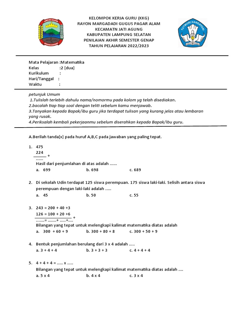 Dokumen Logo Soal | PDF