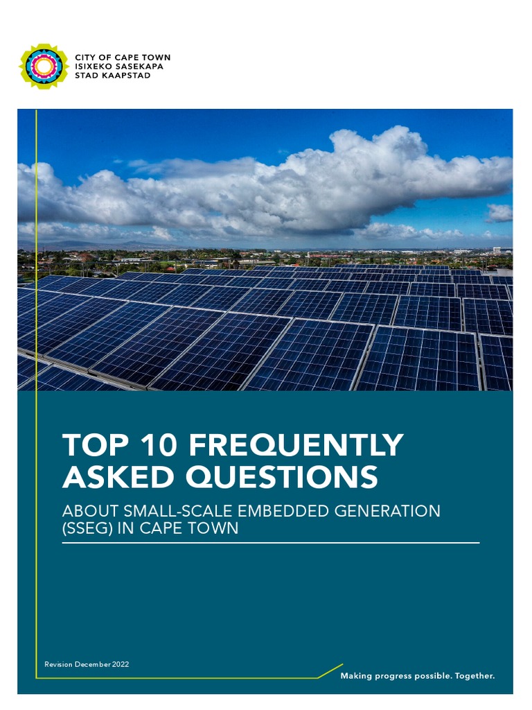 SSEG FAQs | PDF | Photovoltaic System | Photovoltaics