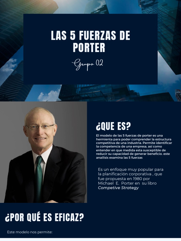 Presentacion de Las 5 Fuerzas de Porter PDF | PDF | Mercado (economía ...