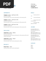 Sample Business Resume1 | PDF