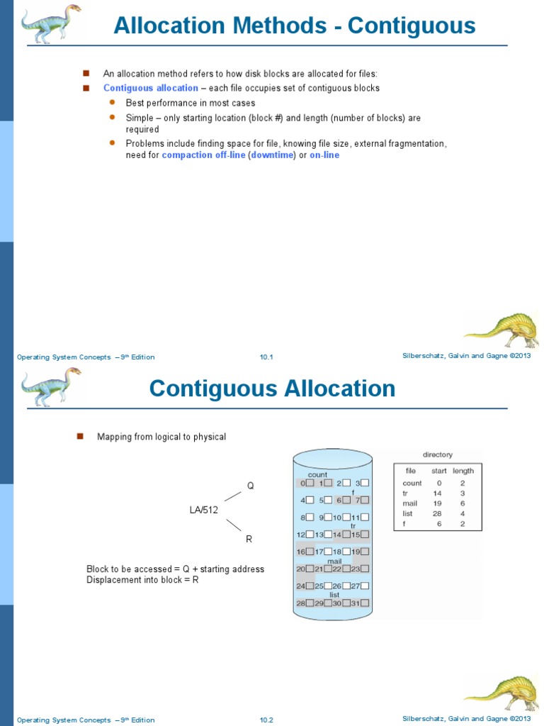 Unit 4 - Disk Allocation Methods | Download Free PDF | Hard Disk Drive ...