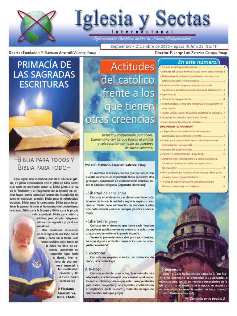 Iglesia y Sectas 111 | PDF | Iglesia Católica | protestantismo