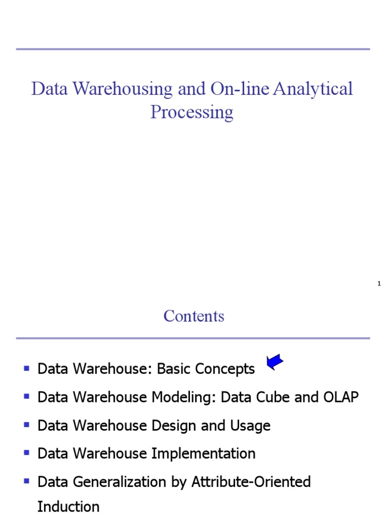 04OLAP | PDF | Data Warehouse | Information Technology Management