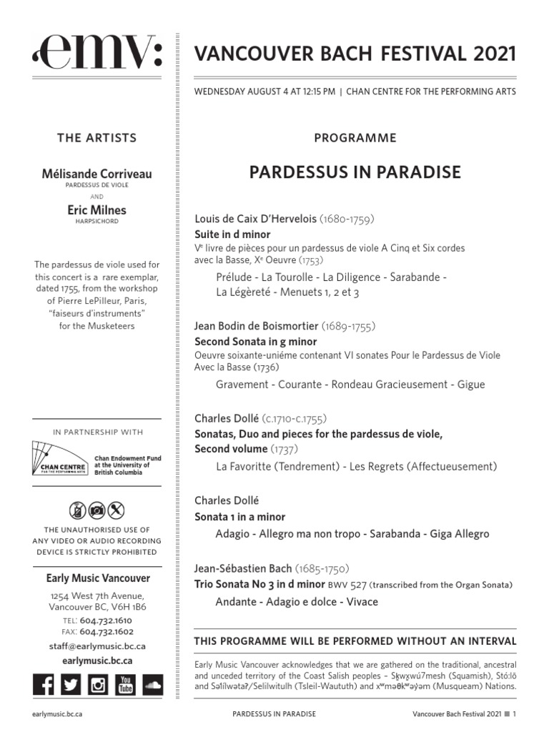 21 08 04 Pardessus in Paradise FINAL | PDF | Violin | Viola