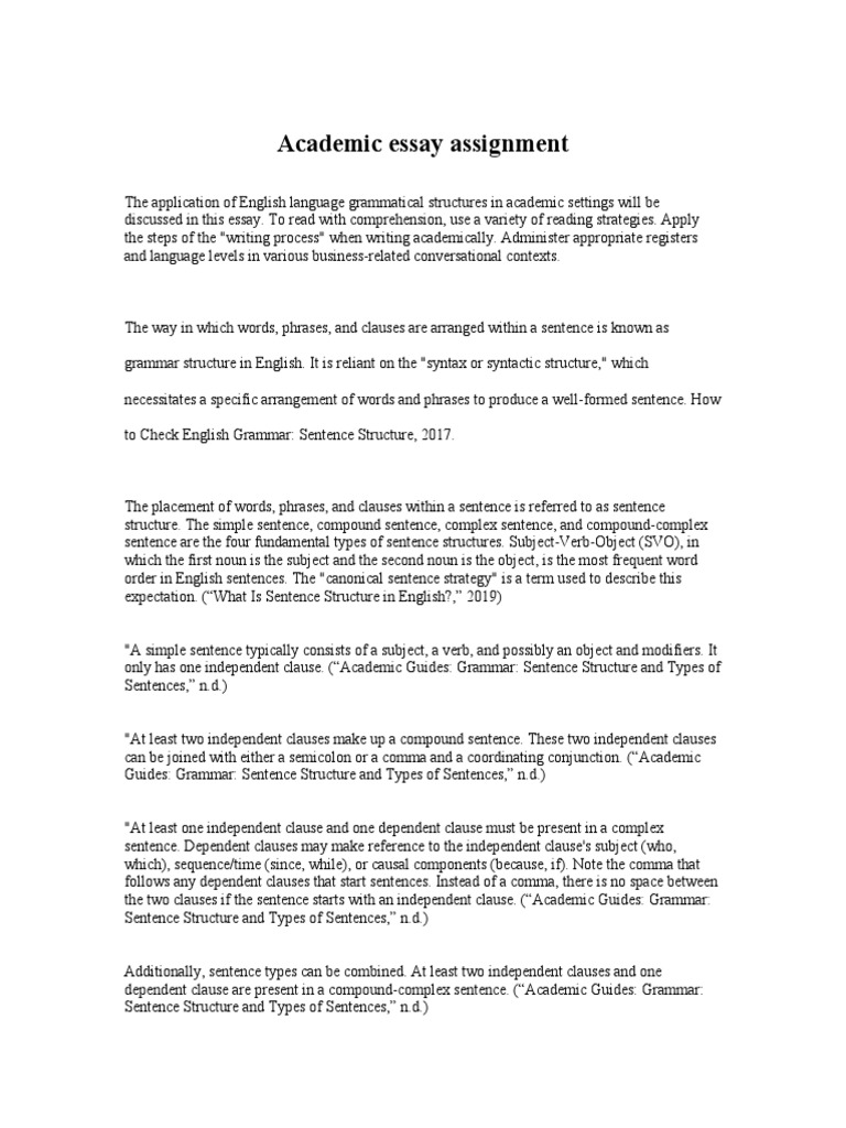 Essay Pdf Syntax Linguistics