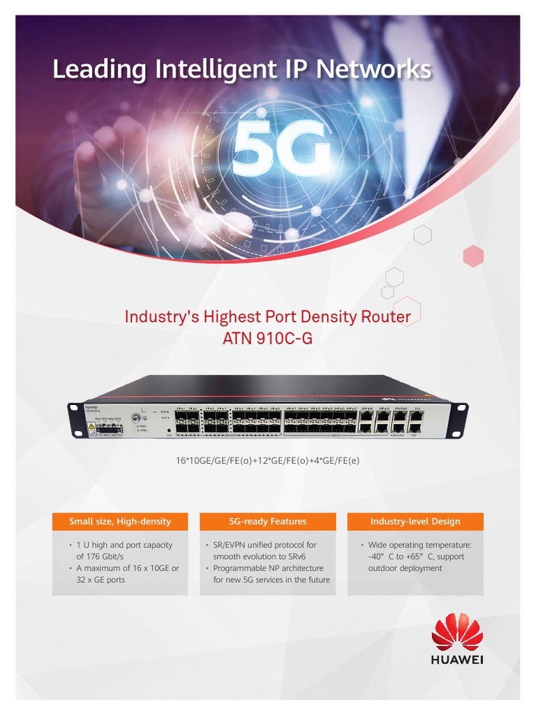 ATN 910C-G Brochure | PDF | Router (Computing) | Data Transmission