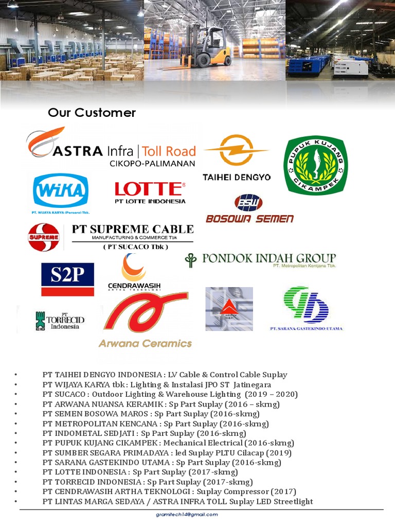 Customer List PT GRAHAMITRA TECHINDO | PDF