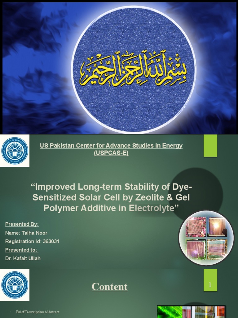 RM Presentation | PDF | Solar Cell | Photovoltaics